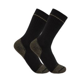 Bomgaars : Carhartt Midweight Cotton Blend Steel Toe Boot Sock, 2-Pack : Socks