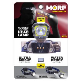 Bomgaars : MORF Rugged Docking Headlamp : Headlamps