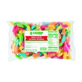Bomgaars : Eillien's Mini Sour Gummi Worms : Bagged Candy