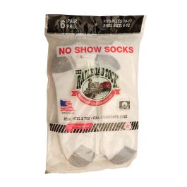 Bomgaars : Railroad Sock No Show Socks, 6-Pack : Socks