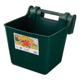 Bomgaars : Little Giant Duraflex Hook Over Green Feeder - Economy : Buckets