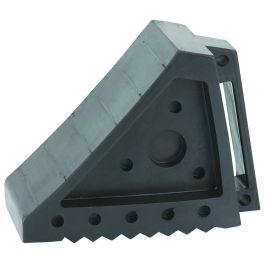 Bomgaars : Tri Global Solid Rubber Wheel Chock : Wheel Chocks