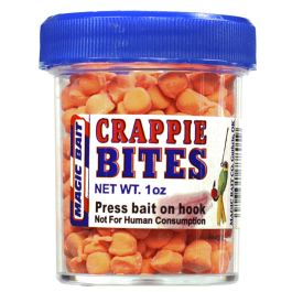 Bomgaars : Magic Bait Magic Bait Crappie Bites 1oz, Orange : Baits