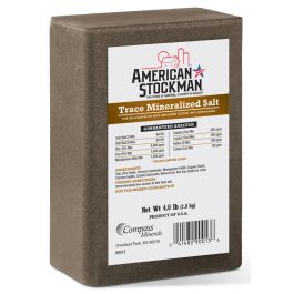 Bomgaars : AMERICAN STOCKMAN® Trace Mineralized Salt Brick : Mineral Salts