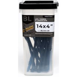 Bomgaars : BIG TIMBER® Hex Head Black Log Screw, 25-Count Bucket : Screws