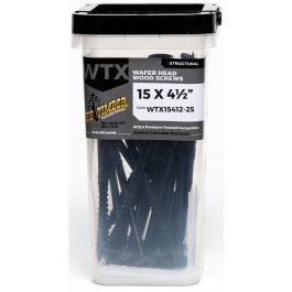 Bomgaars : BIG TIMBER® Black T-30 Wafer Head Screw, 25-Count Bucket ...