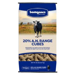 Bomgaars : Bomgaars Feeds 20% A.N. Range Cubes : Cattle Feed
