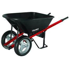 Bomgaars : TRUPER® Dual Flat Tire Steel Tray Wheelbarrow : Wheelbarrows