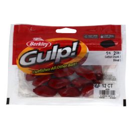 Bomgaars : Berkley Gulp!® Catfish Chunks 3/4" Blood : Baits