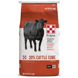 Bomgaars : PURINA® Cattle Cube Hi-Energy All-Natural Protein : Cattle Feed