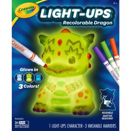 Bomgaars : Crayola® Light Ups Recolorable Dragon : Coloring & Painting Toys