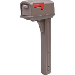 Bomgaars : ARCHITECTURAL® Classic Medium Plastic Mailbox and Post Kit ...