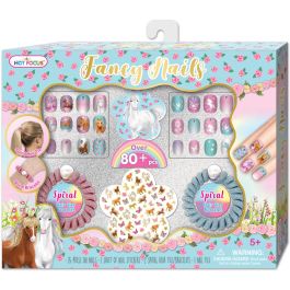 Bomgaars : Hot Focus Tie Dye Butterfly Fancy Nails : Cosmetic Sets