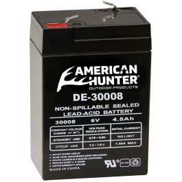 Bomgaars : AMERICAN HUNTER® 6V 4.5A F-Tab Non-Spill Sealed Battery ...