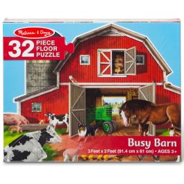 Bomgaars : Melissa & Doug® Busy Barn Shaped Floor Puzzle, 32-Pieces ...