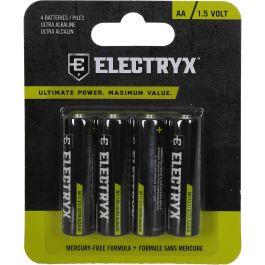 Bomgaars : ELECTRYX™ Ultra Alkaline Batteries, 4-Pack : Batteries
