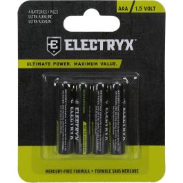Bomgaars : ELECTRYX™ Ultra Alkaline Batteries, 4-Pack : Batteries