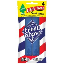 Bomgaars : Little Trees® Air Freshener Vent Wrap Fresh Shave, 4-Pack ...