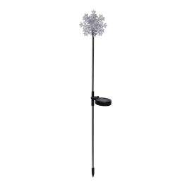 Bomgaars : Alpine Solar Snowflake Garden Stake : Solar Stakes
