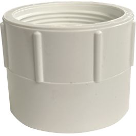 Bomgaars : [Mixed] PVC Female Pipe Adapter, 2 IN FPT x 2 IN Hub : Adapters