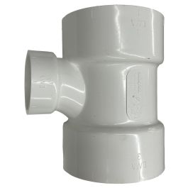 Bomgaars : [Mixed] PVC Sanitary Reducing Pipe Tee, DWV, 3 IN x 3 IN x 2 ...
