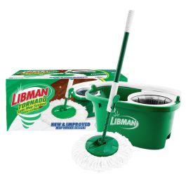 Bomgaars : LIBMAN® Tornado Spin Mop System Microfiber Mop & Bucket ...