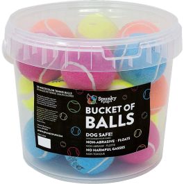 Bomgaars : Spunky Pup® Bucket of Balls : Fetching Toys