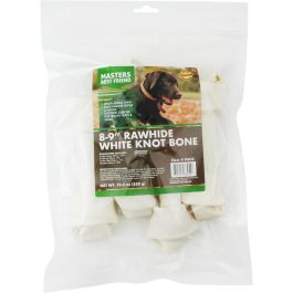 Bomgaars : MASTERS BEST FRIEND 8-9" Rawhide Knot Bones, 4-Pack ...
