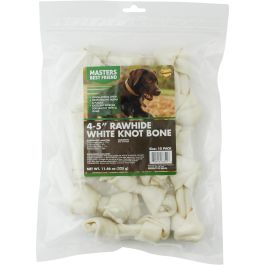 Bomgaars : Masters Best Friend 4-5" Rawhide Knot Bones, 12-Pack ...