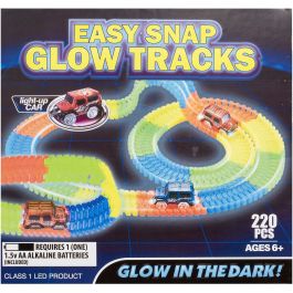 Bomgaars : Gener8 Easy Snap Glow in the Dark Track Set : Toy Cars