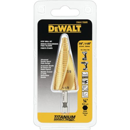 step drill bit dewalt