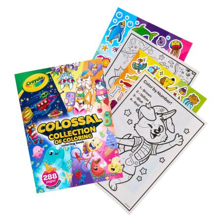 coloring book 288 pages