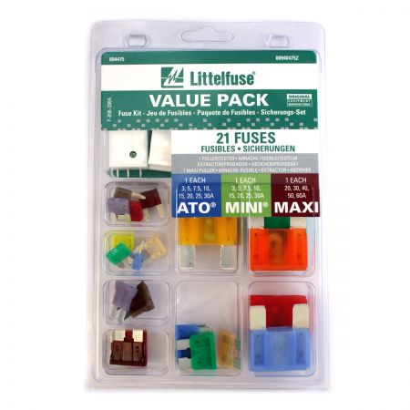 Bomgaars : Littelfuse Assortment Valuepack - Mini/Ato/Maxi 32v 21-Piece ...
