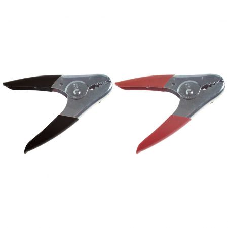 Bomgaars : Deka Clamp, Chrome-Pltd Steel 600p Red / Black : Tune Up Clamps