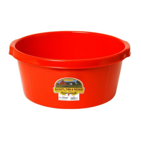 Bomgaars : Little Giant All-Purpose Plastic Tub, Red : Tubs