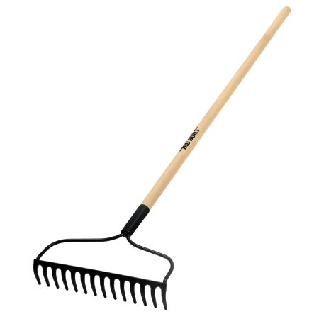 Bomgaars : Tru Built Wood Handle 14-Tooth Rake, 48 IN : Rakes