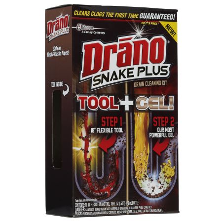 Bomgaars : Drano Snake Plus Tool + Gel : Drain Cleaners