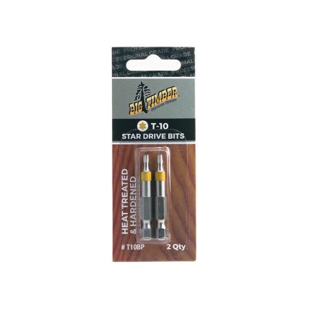 Bomgaars : BIG TIMBER® TIN Genuine Torx Power Bits, 2-Pack : Torx Bits