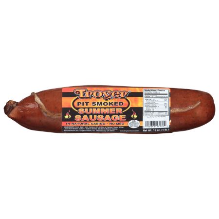 Bomgaars : Troyer Pit Smoked Summer Sausage : Summer Sausages
