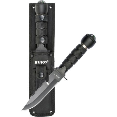 Bomgaars : Ruko 6 IN Fixed Blade Survival Knife, ABS Handle with Ball ...