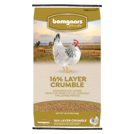 Bomgaars : Bomgaars Feeds 16% Layer Crumble Feed : Poultry Feed