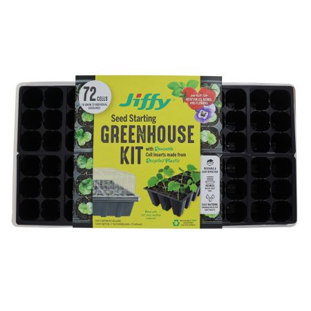 Bomgaars : Jiffy Seed Starter Kit with Superthrive, 72 Slot : Garden ...