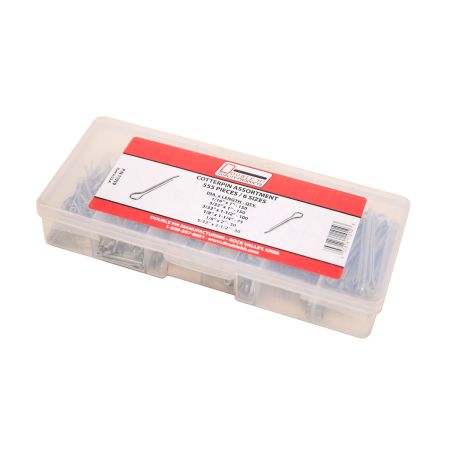 Bomgaars : Double HH Cotter Pin Kit, 555-Piece : Cotter Pins