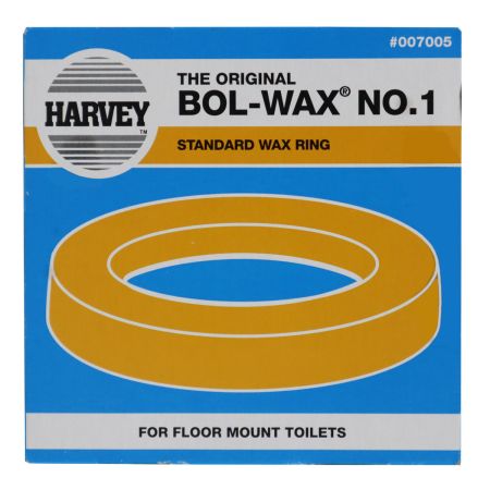 Bomgaars : Harvey BOL-WAX NO.1, Standard Wax Ring : Wax Rings
