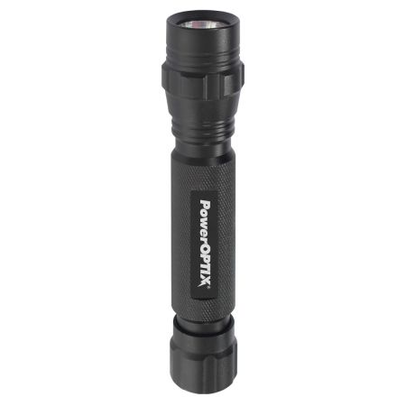 Bomgaars : PowerOPTIX Tactical Flashlight Cree LED, 2 AA Batteries Included : Flashlights