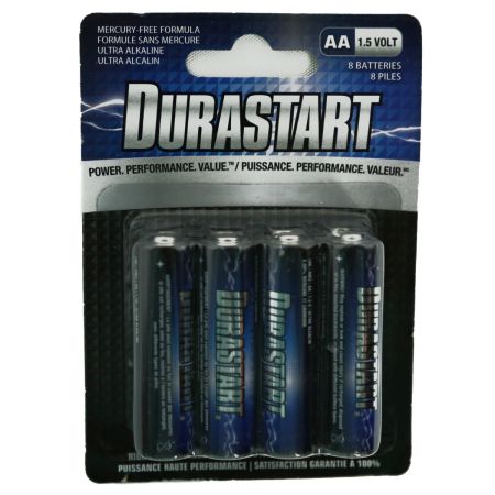 Bomgaars : Durastart Ultra Alkaline Batteries, 8-Pack : Batteries