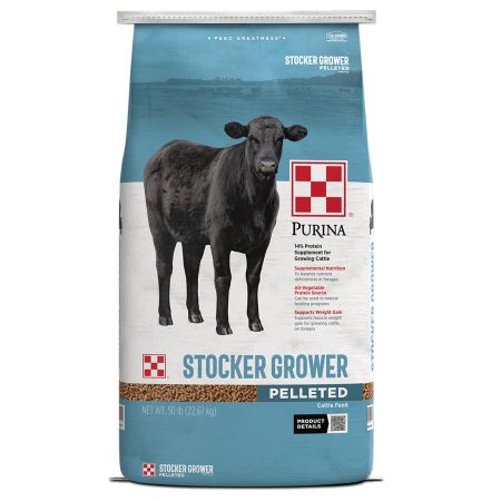 Bomgaars : PURINA® 4-Square Stocker Grower Pelleted Cattle Feed ...