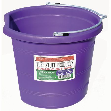 Bomgaars : Tuff Stuff Flatback Bucket : Buckets