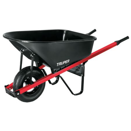 Bomgaars : Tru Tough Steel Tray Landscaper Wheelbarrow, 6 CU FT ...