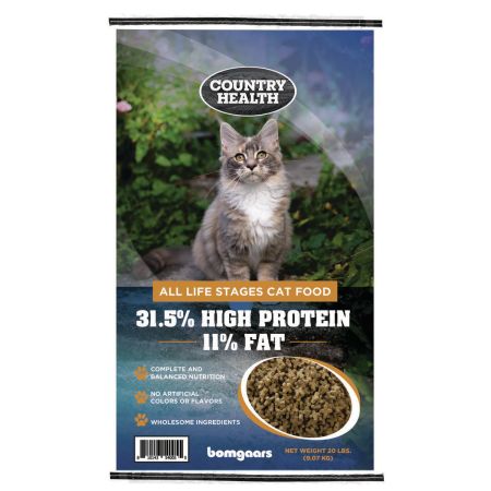 Bomgaars : COUNTRY HEALTH™ All Life Stages Cat Food - 31.5% High ...